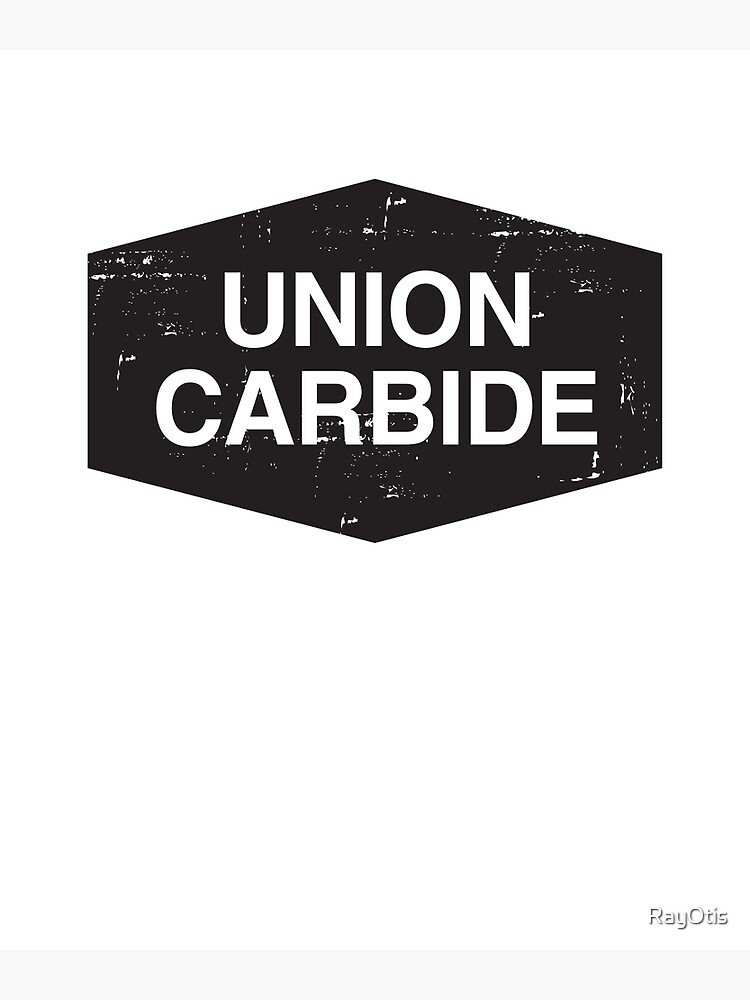 "Union Carbide Oil Vintage Distressed Logo" Art Print for Sale by ...