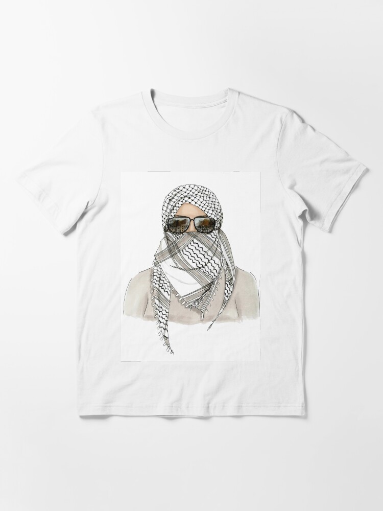 "Woman in Keffiyeh" T-shirt for Sale by zainabxanwar | Redbubble ...