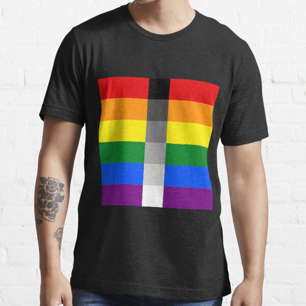 "Homoflexibility Pride Flag" T-shirt by FallenFeline | Redbubble