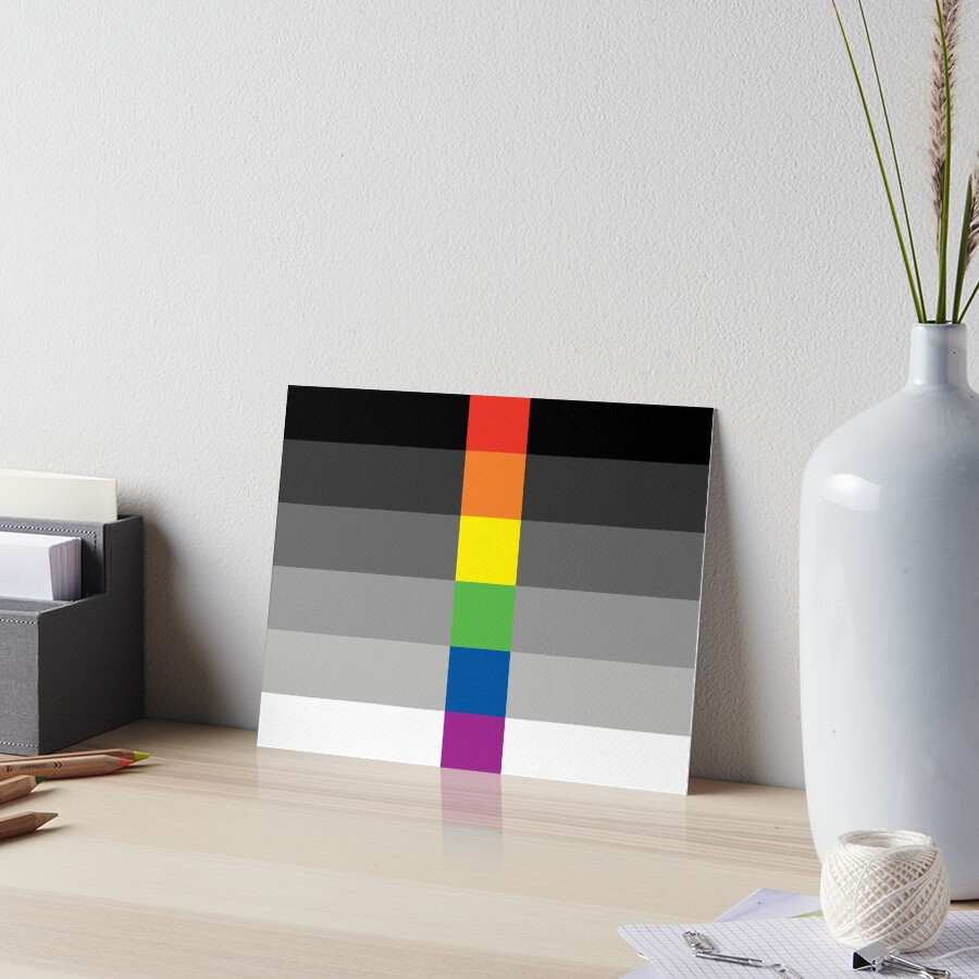 "Heteroflexibility Pride Flag" Art Board Print by FallenFeline | Redbubble
