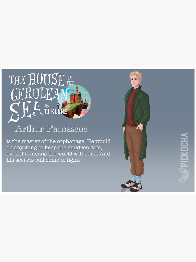 "Arthur Parnassus from The House in the Cerulean Sea " Sticker for Sale ...