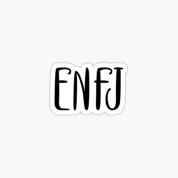 "Personality Type ENFJ" Sticker for Sale by livdoesstuff | Redbubble