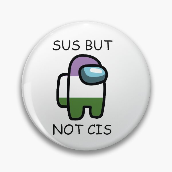 Among Us Sus Buttons und Anstecker | Redbubble