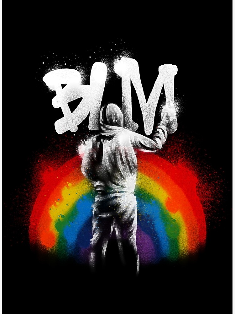 "blm rainbow " Poster for Sale by llBuerger | Redbubble