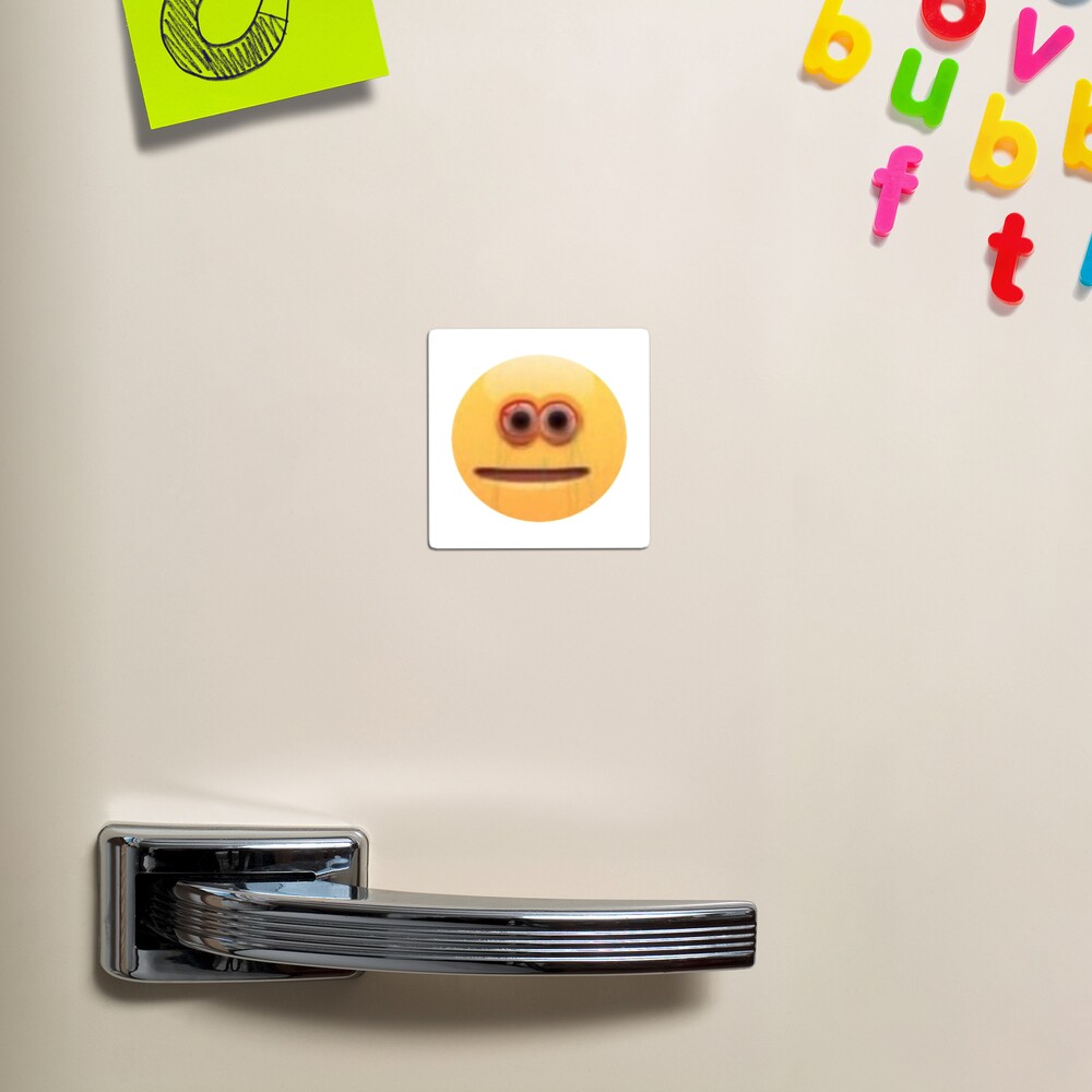 "Emoji Sticker Bloodshot Eyes" Sticker for Sale by Jerry Plank | Redbubble