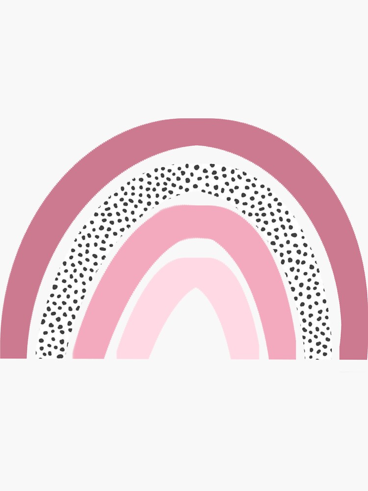 "pink rainbow" Sticker for Sale by kgmcg | Redbubble
