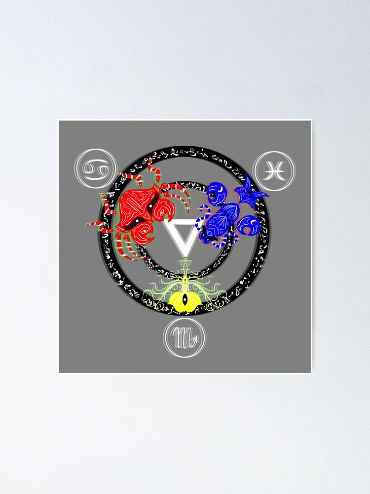 "Karka Carcinisanity Logo" Poster by Psycomic | Redbubble