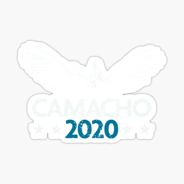 "Retro Camacho" Sticker for Sale by WoodsJamesFelto | Redbubble