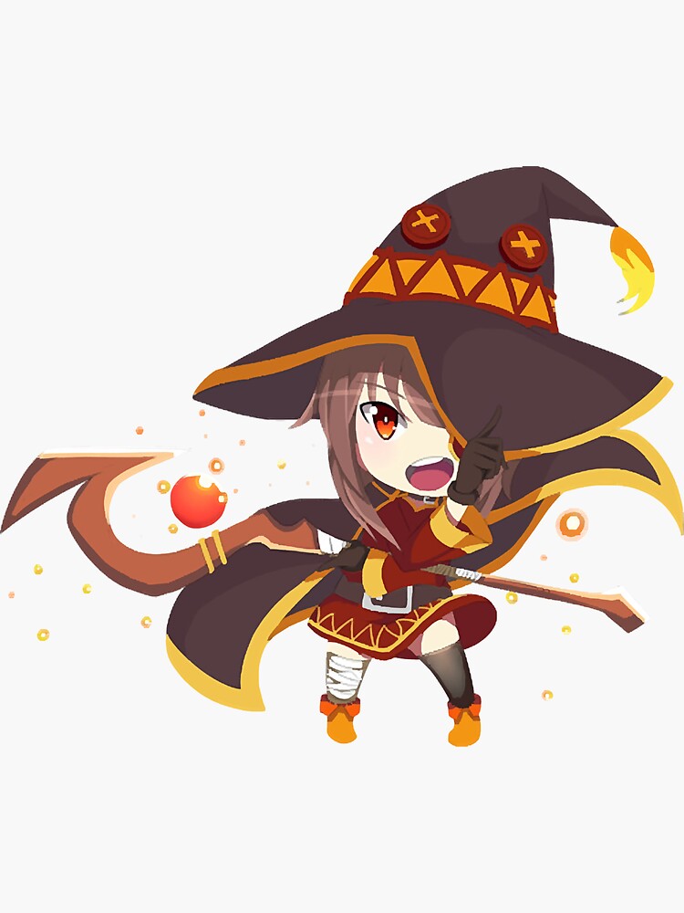 "Megumin Chibi " Sticker by Dragna99 | Redbubble