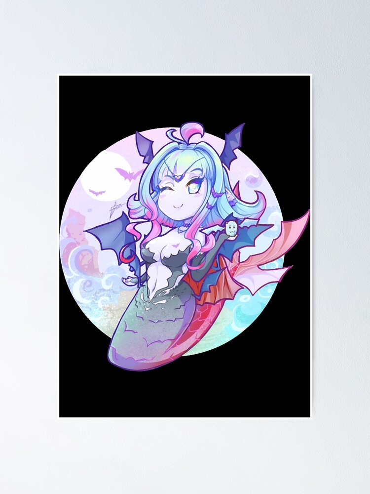 "Mermay mermaid vampire version " Poster for Sale by Dragna99 | Redbubble