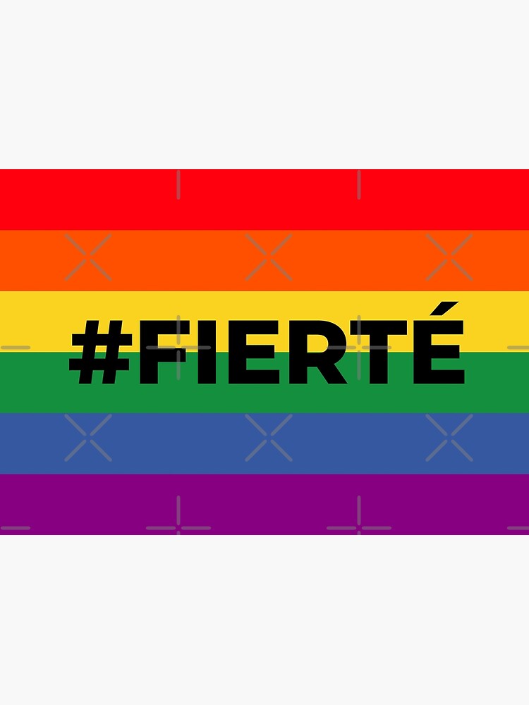 "Hashtag Fierte - Pride in French - LGBTQ" Poster for Sale by ...