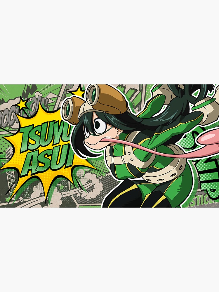 "Tsuyu" Sticker for Sale by KingKorn | Redbubble