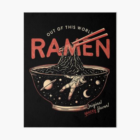 "Space Ramen" Art Board Print for Sale by SpaceyGraceyArt | Redbubble