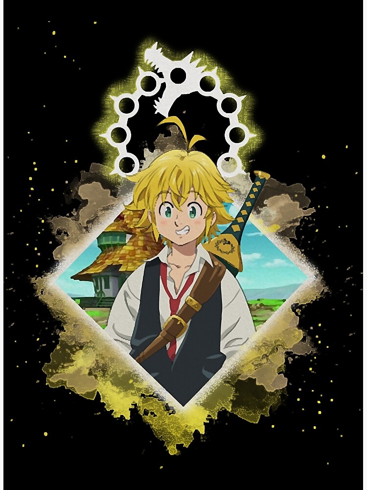 "Meliodas dragon sin T shirt Anime " Art Print for Sale by Chier19 ...