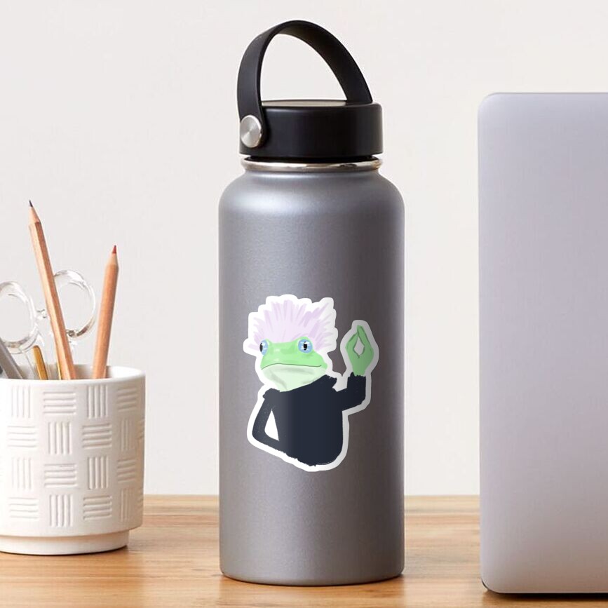"Gojo frog" Sticker for Sale by tastyappl | Redbubble