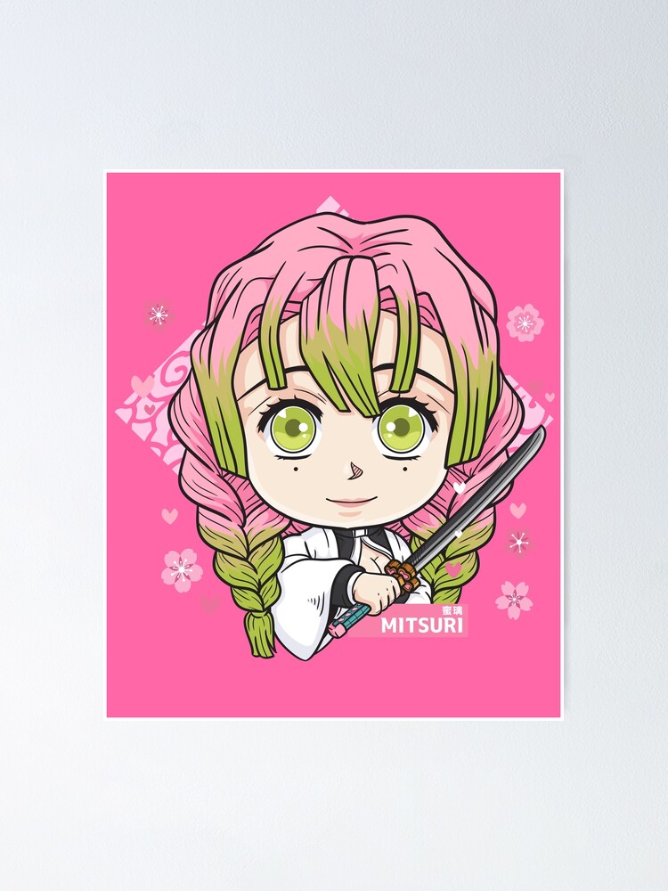 "Chibi Mitsuri" Poster by TeeTowArgh | Redbubble