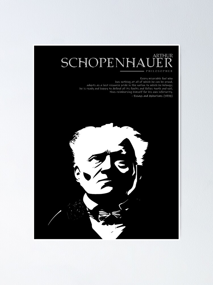 "A Quote By Arthur Schopenhauer" Poster by ys-stephen | Redbubble