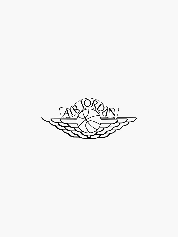 "Air Jordan’" Sticker for Sale by courtdavies | Redbubble