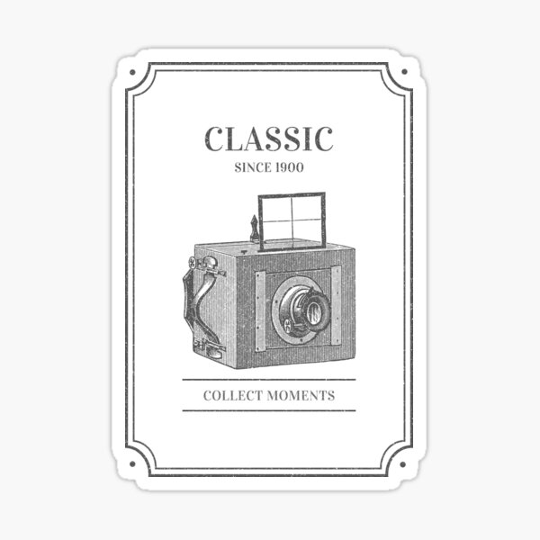 "Classic since 1900 Collect Memories" Sticker for Sale by ...