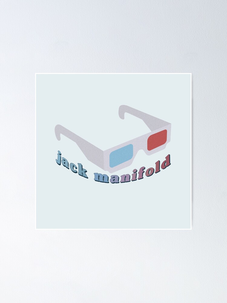 "jack manifold glasses" Poster for Sale by renmei-studios | Redbubble