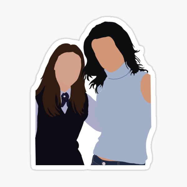 "lorelai and rory gilmore " Sticker by aurialahrr | Redbubble