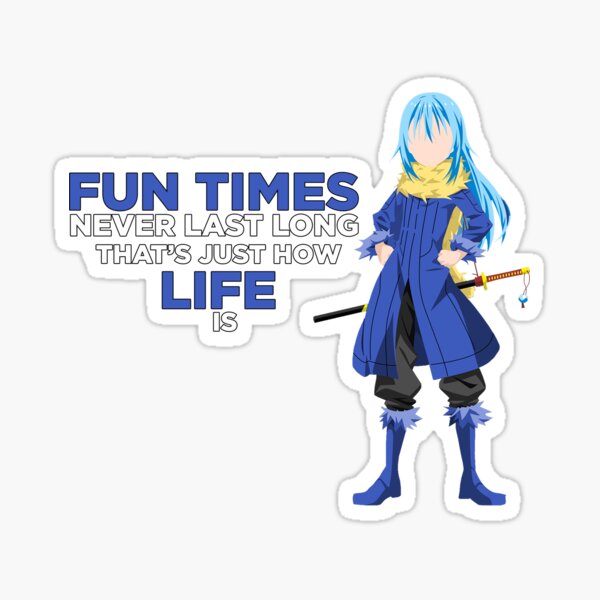 "Rimuru Tempest Quote" Sticker for Sale by TheOtakuZone | Redbubble