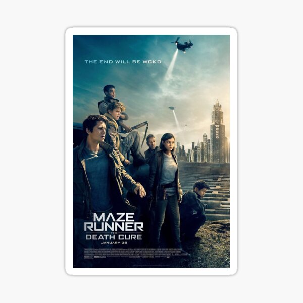 "Maze Runner Movie" Sticker for Sale by merlinwitch | Redbubble