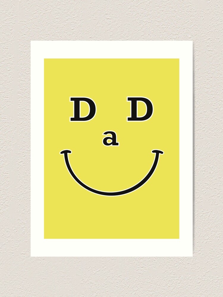 "Smiley Dad Face" Art Print for Sale by IIWS-JT | Redbubble