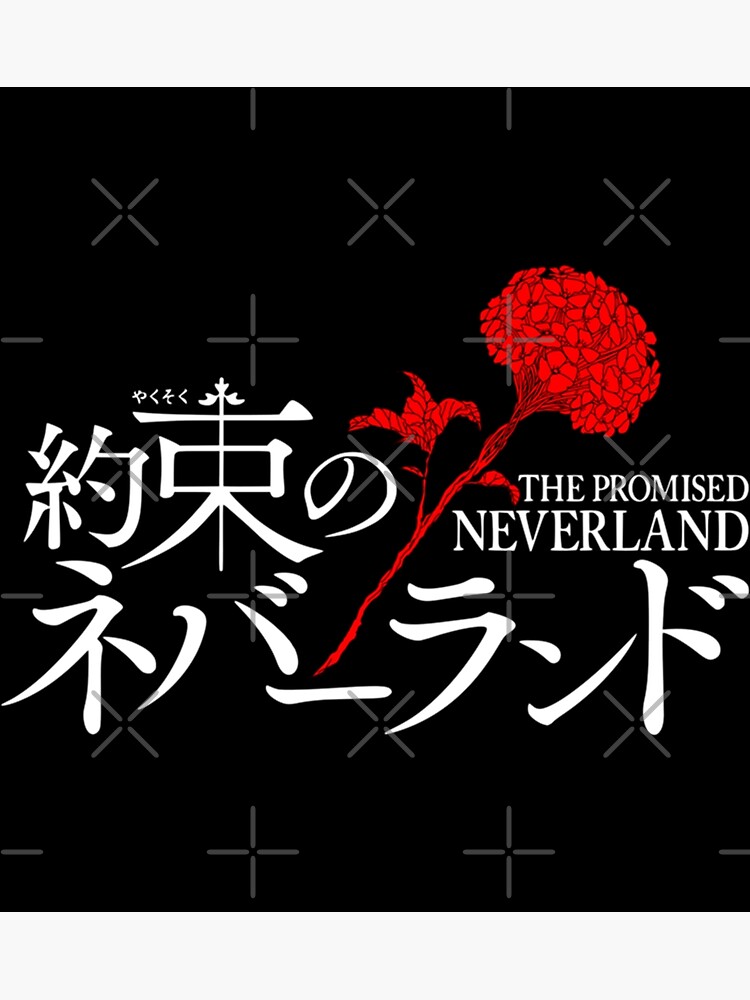 "The promised anime neverland Vida Flowers logo" Art Print for Sale by ...