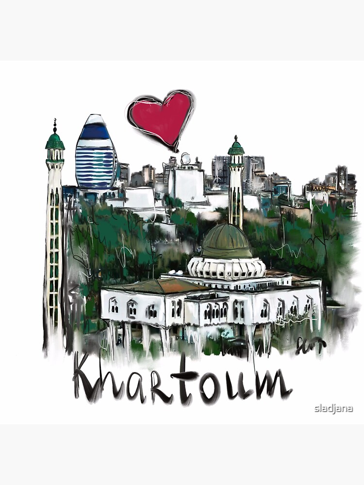"I love Khartoum" Sticker for Sale by sladjana | Redbubble