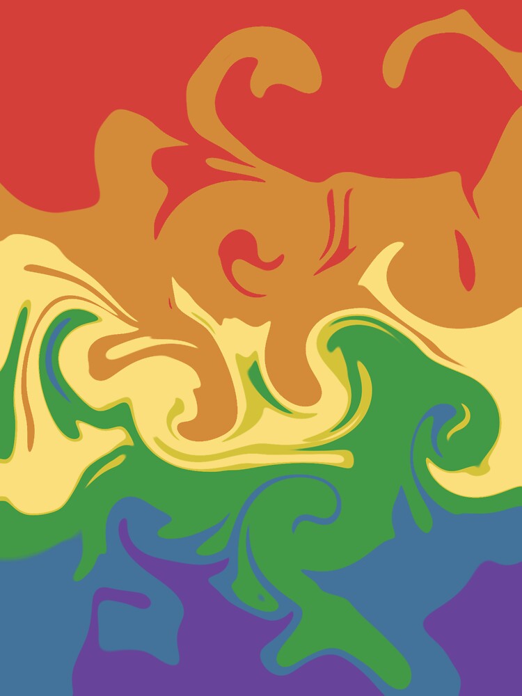 "Subtle Pride Flag Merch" Sticker by ChaosDesigns12 | Redbubble