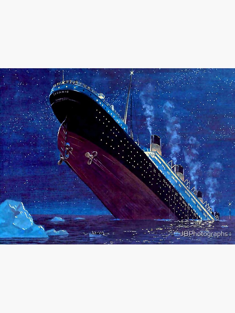 "Titanic Sinking" Sticker for Sale by JBPhotographs | Redbubble