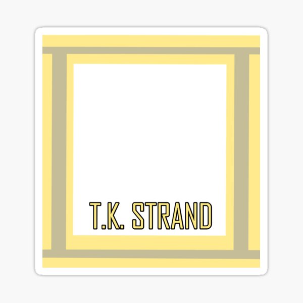 "T.K. Strand NY jacket" Sticker for Sale by JamieLewandows | Redbubble