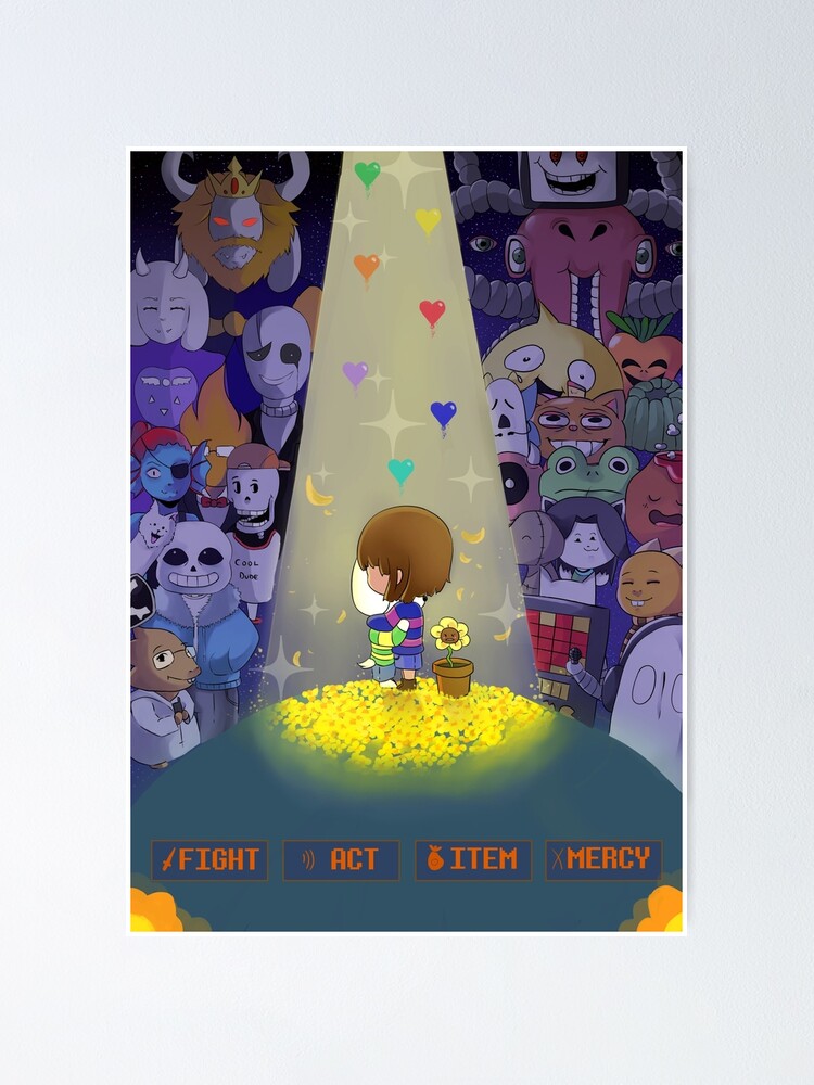 "Undertale" Poster by Magibubble | Redbubble