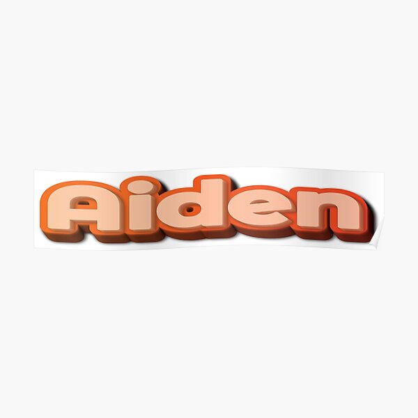 "Aiden" Poster for Sale by FiveNiches | Redbubble