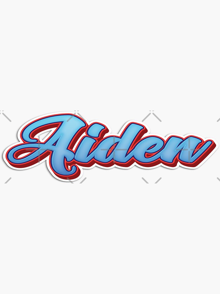 "Aiden" Sticker for Sale by FiveNiches | Redbubble