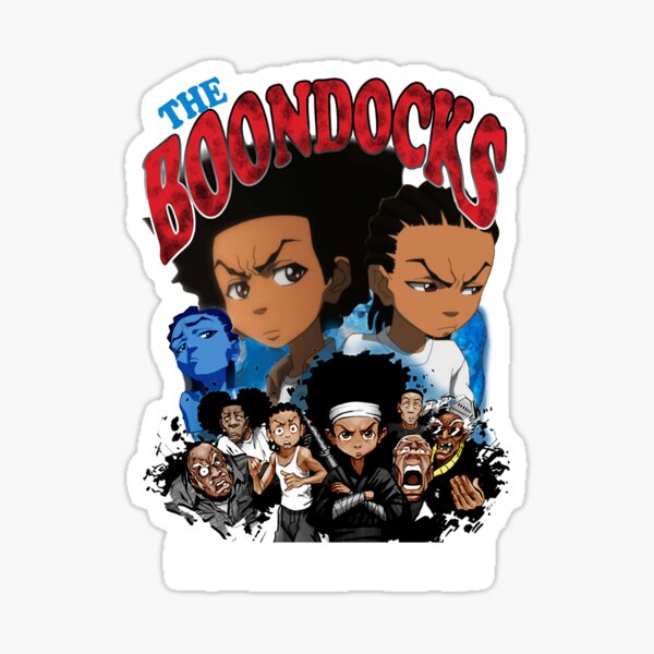 "The boondocks sitcom poster " Sticker by DuboisMarion | Redbubble