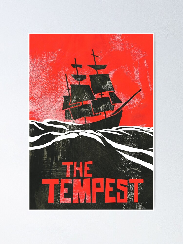 "The Tempest" Poster for Sale by nedhp | Redbubble