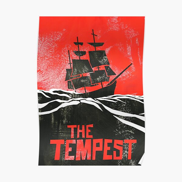 "The Tempest" Poster by nedhp | Redbubble