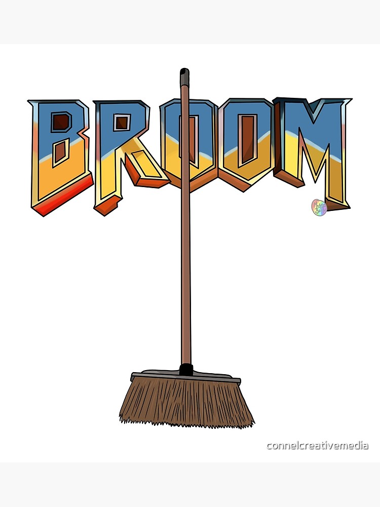 "BROOM! " Poster by Materiaboitv | Redbubble
