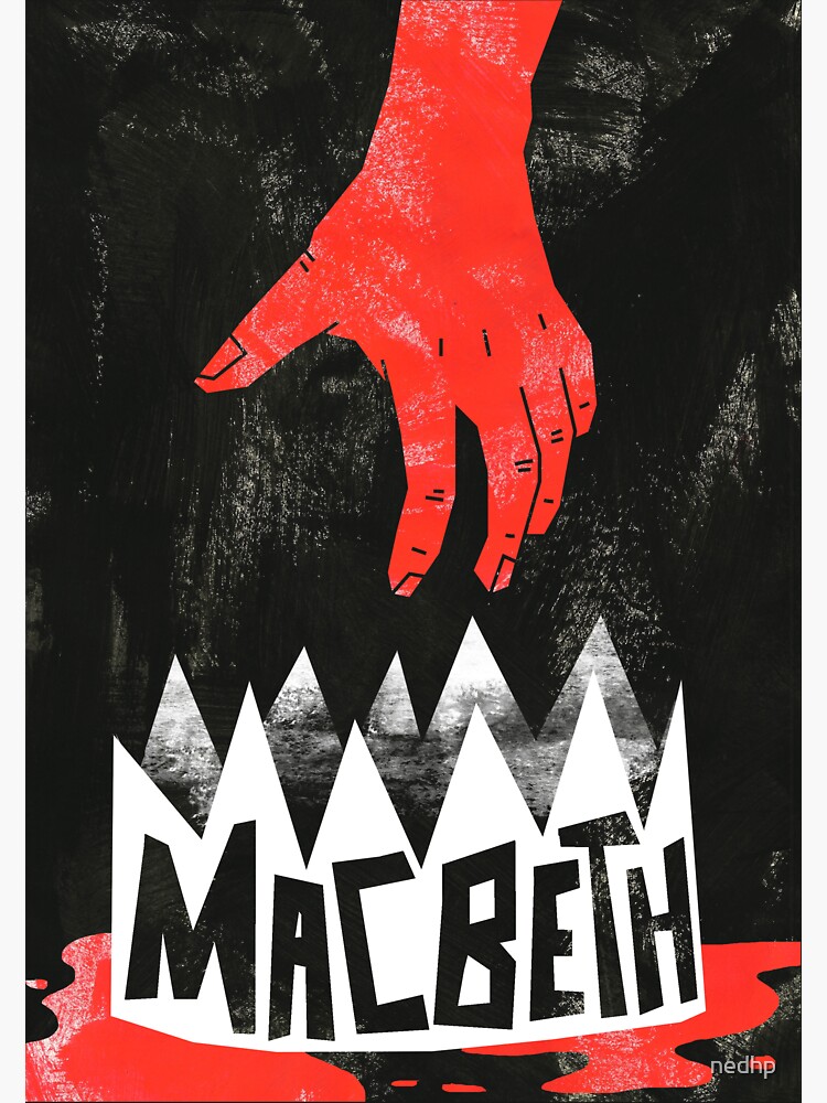 "Macbeth" Sticker for Sale by nedhp | Redbubble