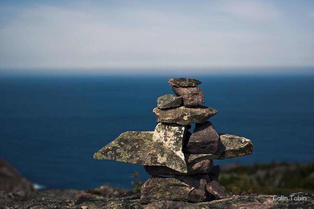"Inukshuk" by Colin Tobin | Redbubble