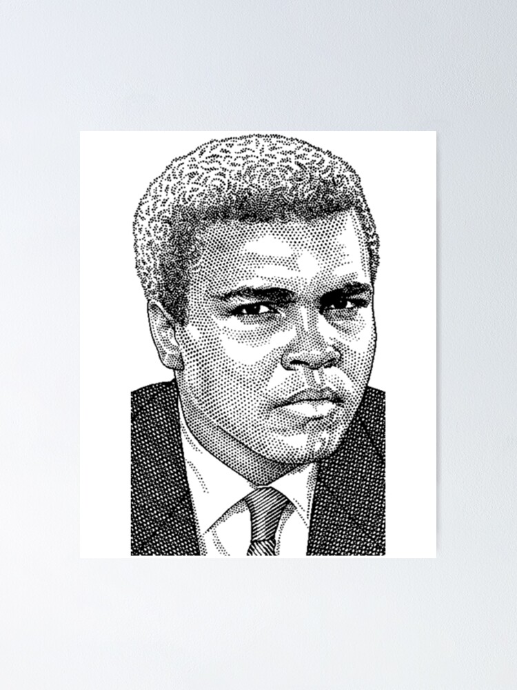 "Muhammad Ali T-ShirtMuhammad Ali Face" Poster for Sale by WeemaPros ...