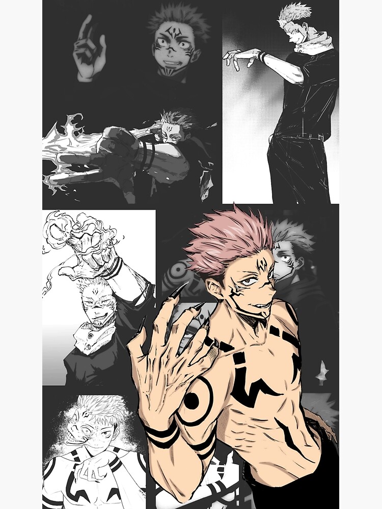 "Ryomen Sukuna collage" Poster by IBraEros | Redbubble