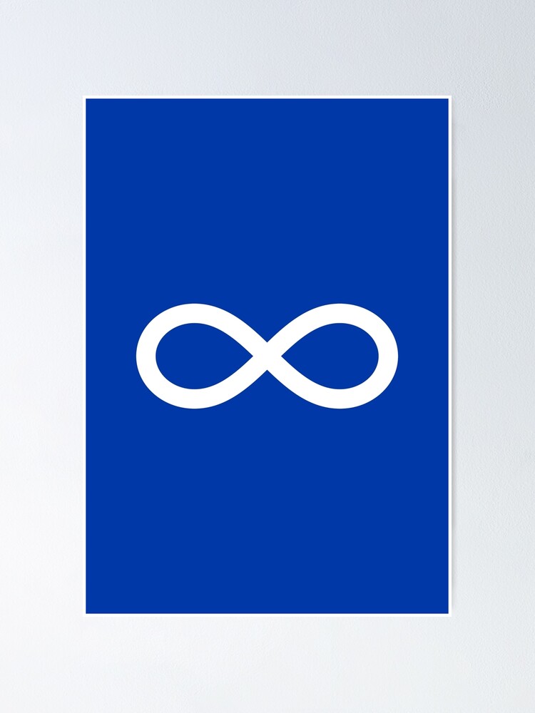 "Métis Flag, Metis Symbol, Métis Indigenous #2" Poster for Sale by ...