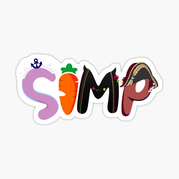 "SIMP Hololive Vtuber " Sticker for Sale by ConnieMarti | Redbubble