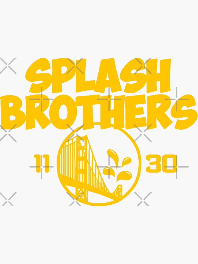 "Splash Brothers" Sticker for Sale by Devton | Redbubble
