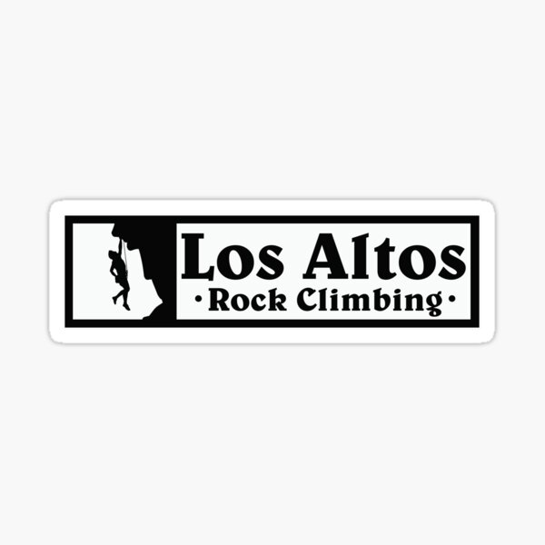 "Los Altos Rock Climbing" Sticker by leifolson3 | Redbubble