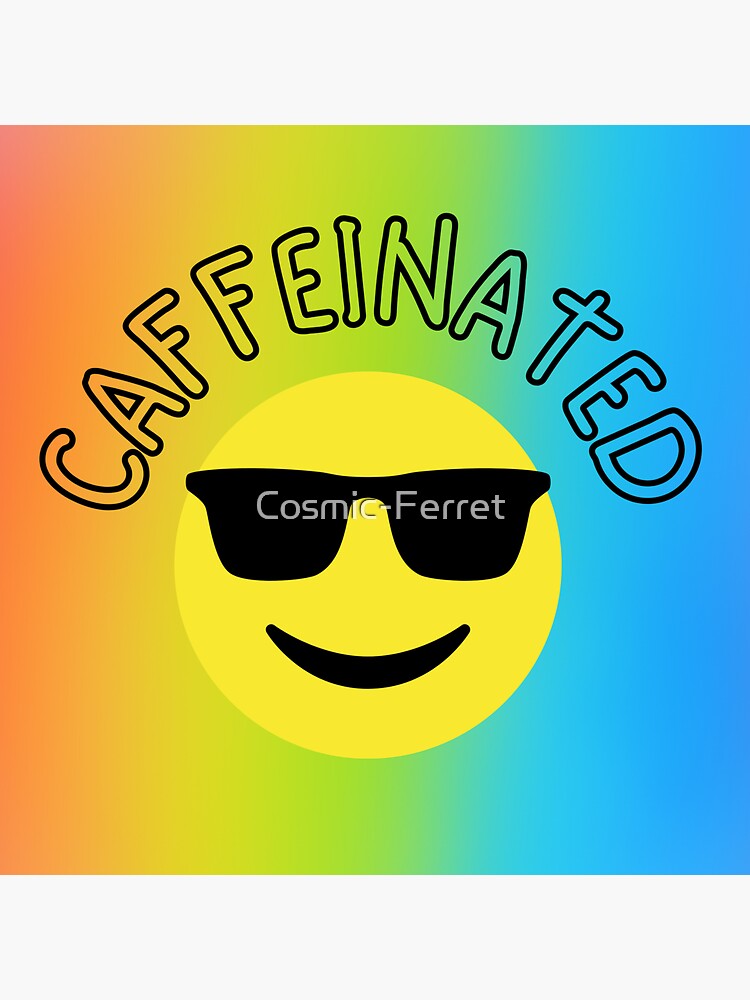 "Rainbow Caffeinated Cool Sunglasses Emoji (See also the matching ...