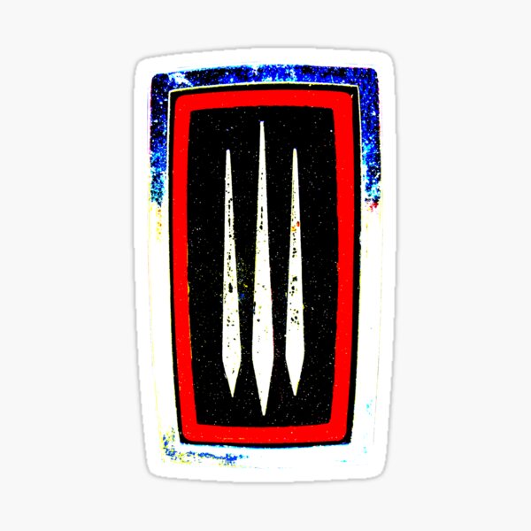 "Hillman classic car three spires logo grille badge" Sticker for Sale ...